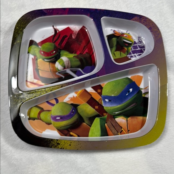 zak! designs | Dining | Teenage Mutant Ninja Turtles Kids Divided Plate ...